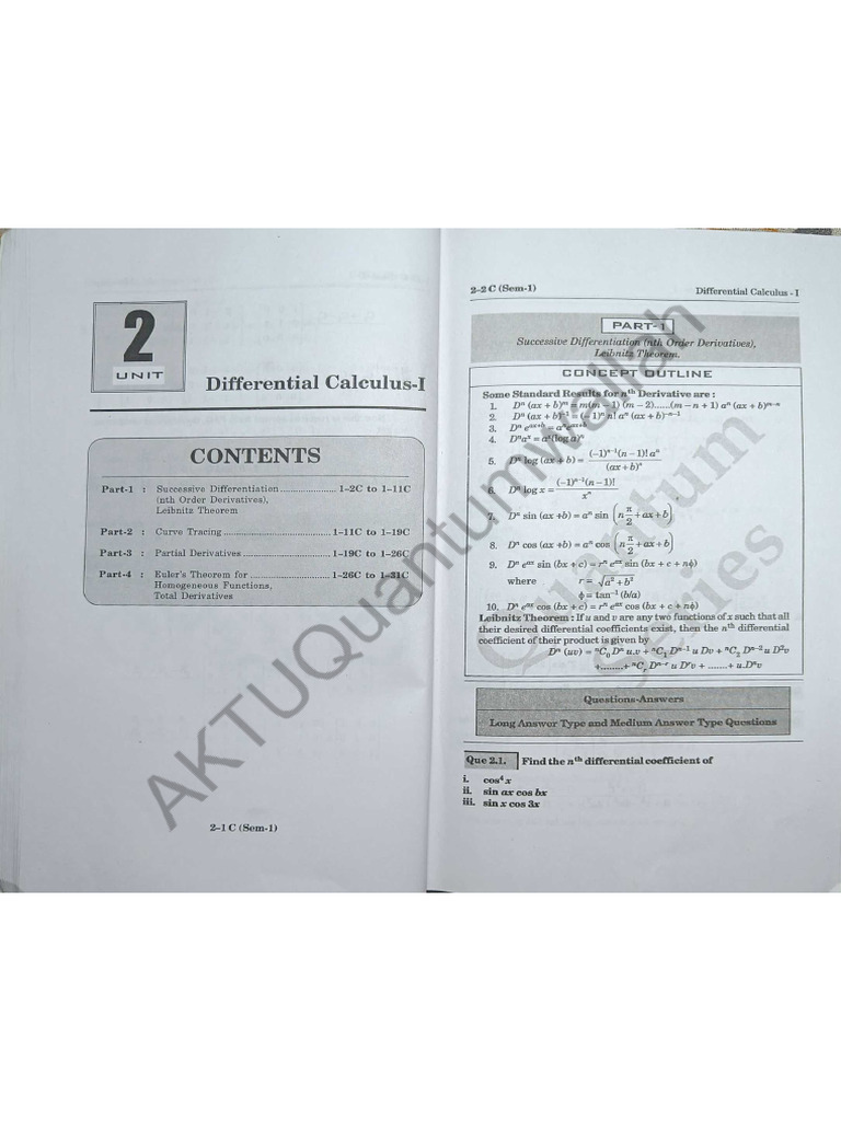 Maths Quantum UNIT-2 | PDF