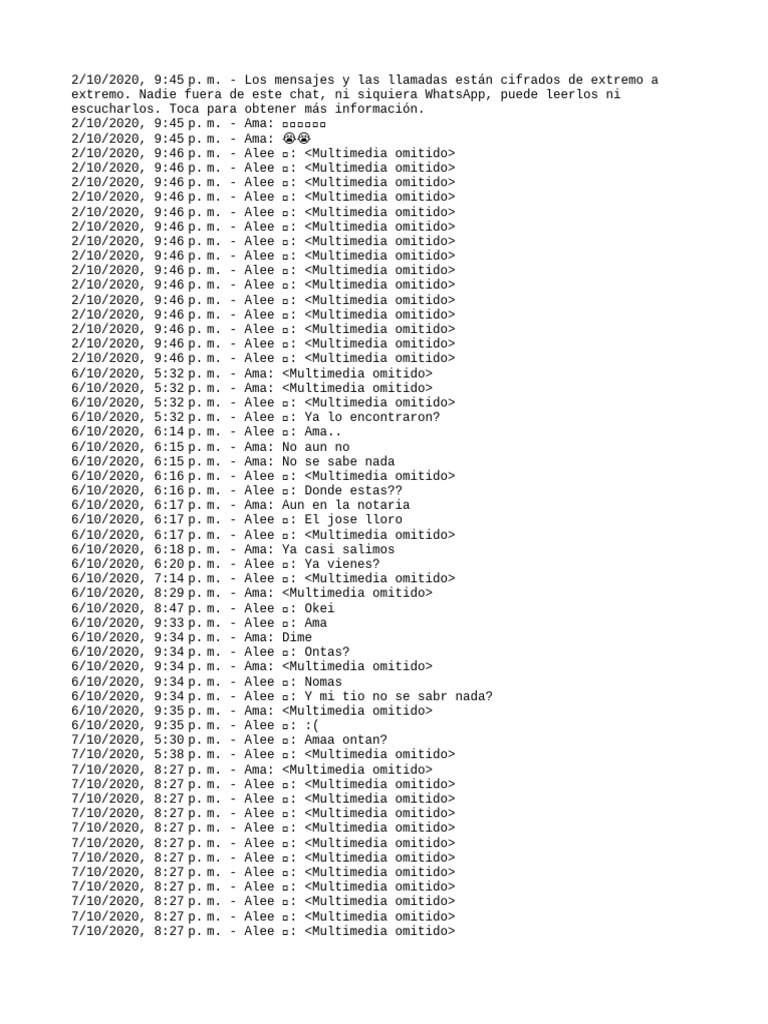 Chat de WhatsApp Con Ama? | PDF