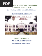 BCB Admission Guidelines 2025-26 | PDF