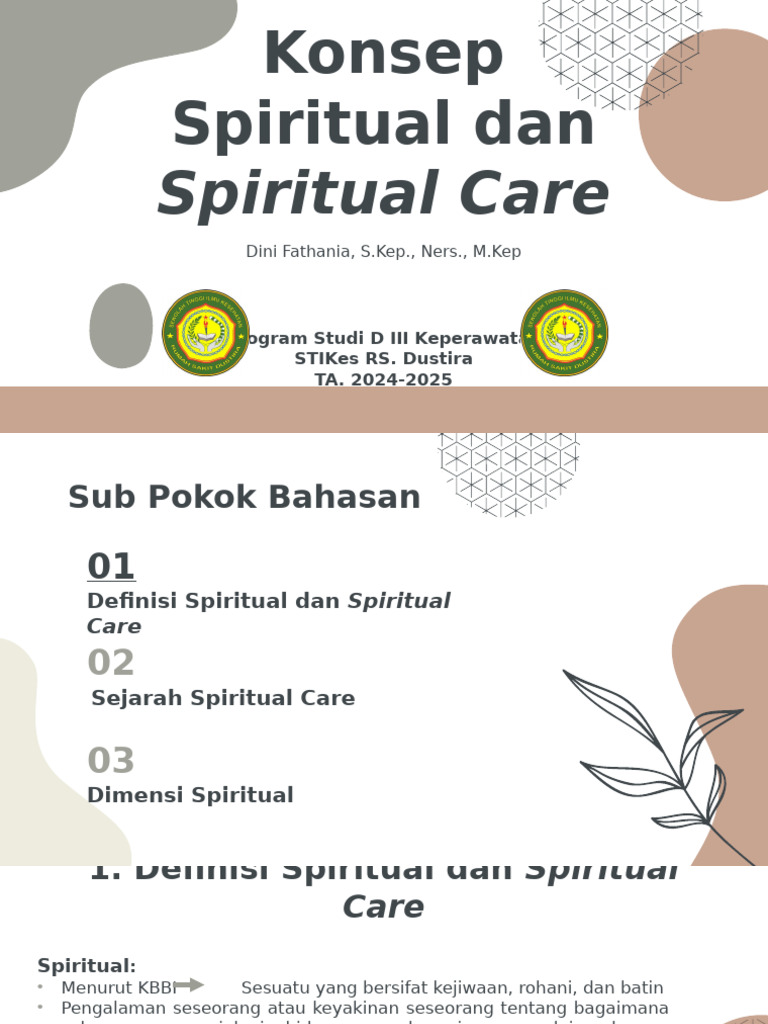 Konsep Spiritual Dan Spiritual Care | PDF