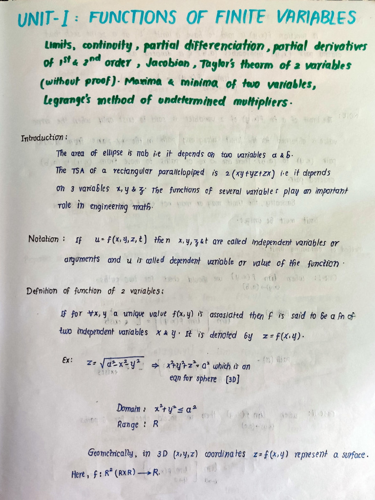 UNIT 1 Notes | PDF