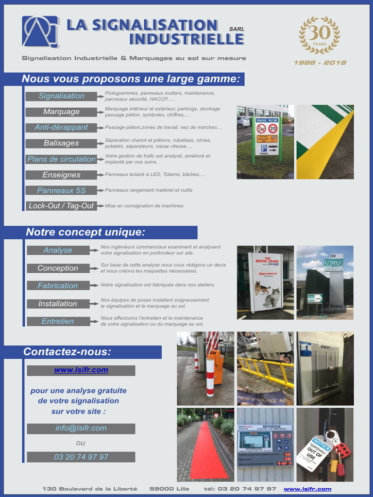 Brochure La Signalisation Industrielle Signalétique Marquages Au Sol ...
