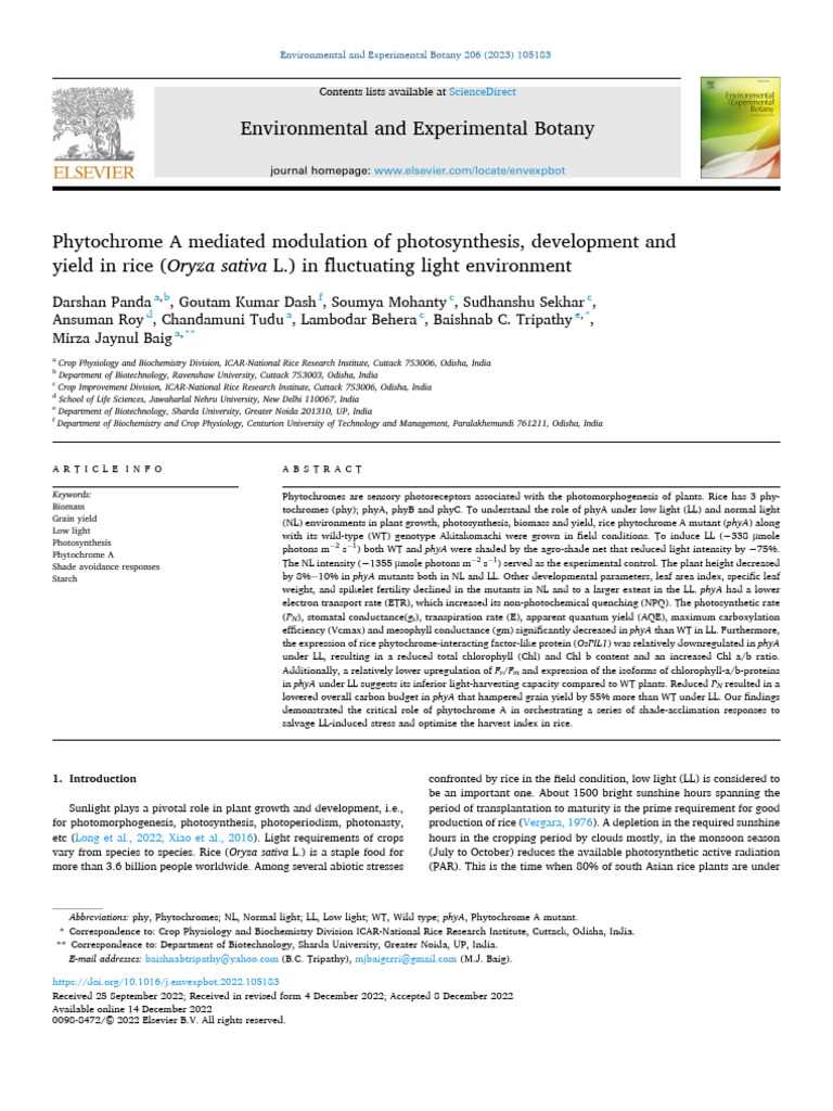 PHD Paper - EEB | PDF