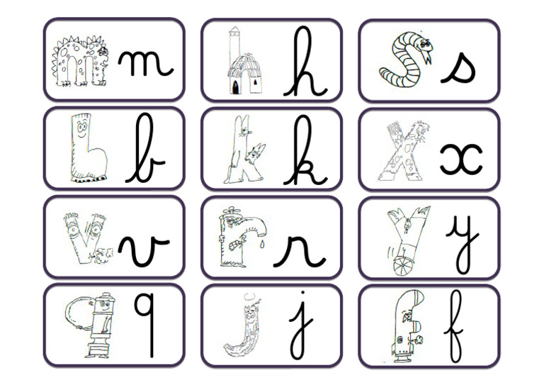 Etiquette Alpha Ecriture Dumont GS Planche2 | PDF
