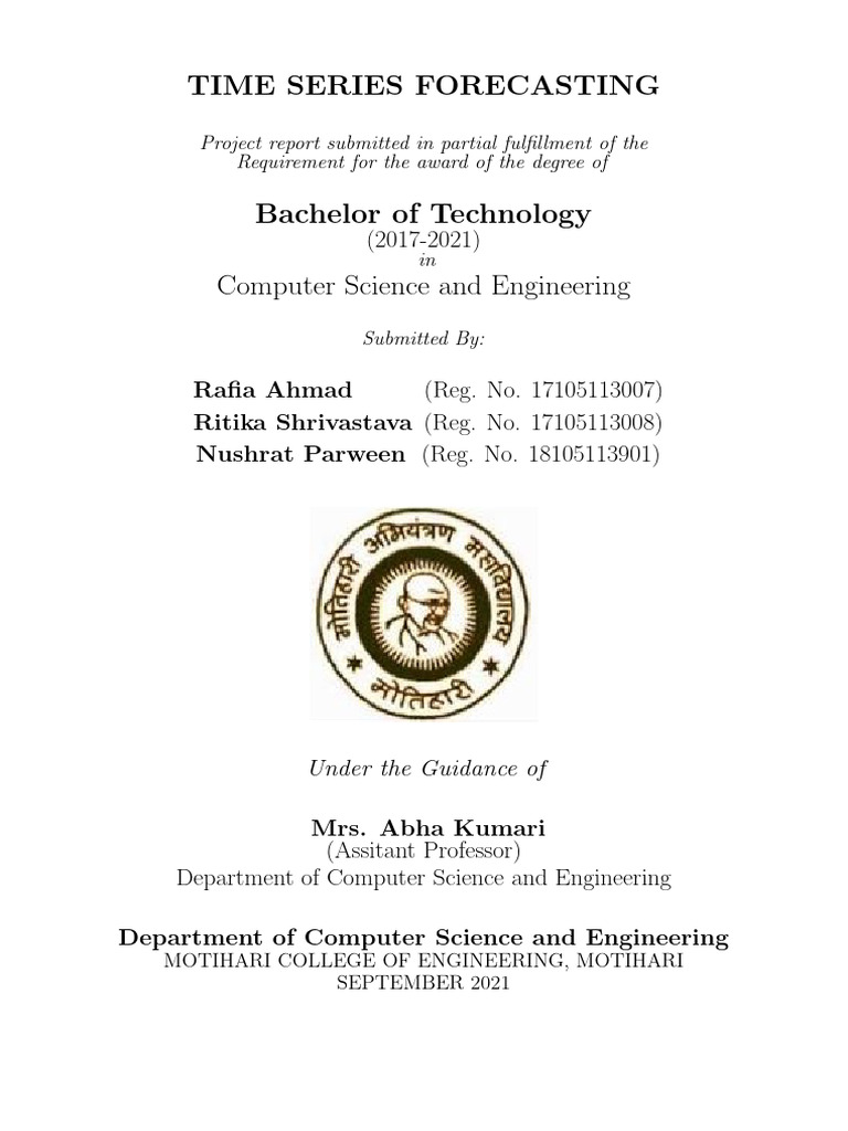B.Tech Final Year Project Report | PDF