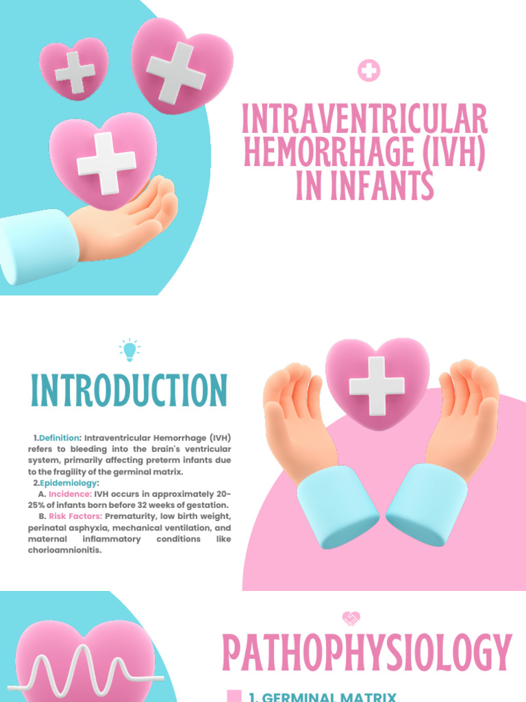 Intraventricular Hemorrhage (IVH) in Infants | PDF