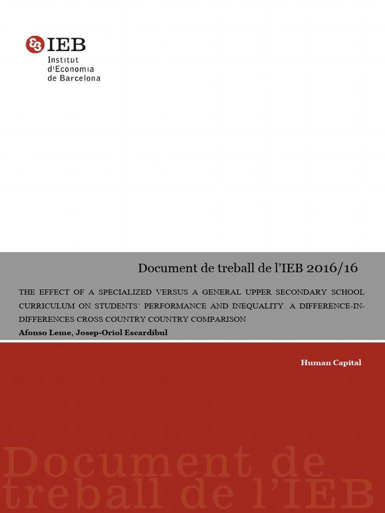 Document De: Treball de l'IEB | PDF