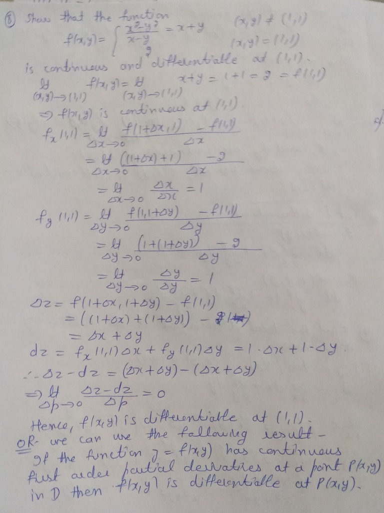 Total Differential | PDF