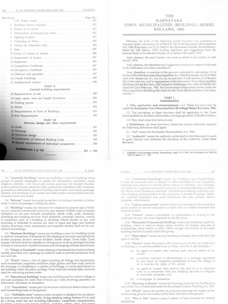 TP-TMC-Building bye-laws | PDF