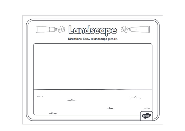 Draw A Landscape | PDF