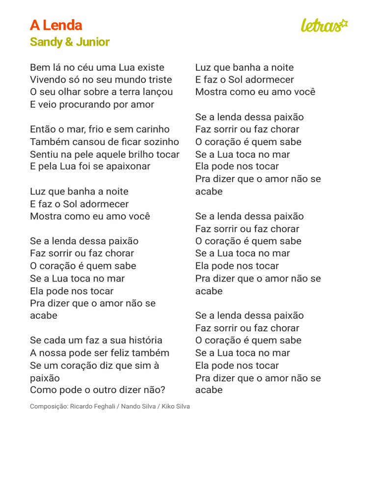 A Lenda da Lua e do Mar: Amor e Paixão | PDF