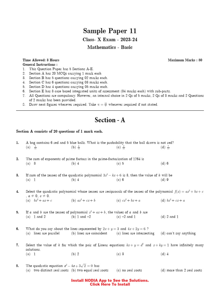 Mathematics Basics | PDF