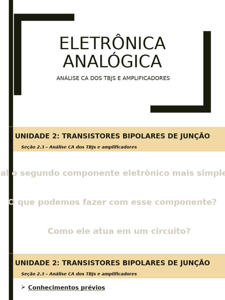 AULA 4 - Eletronica Analogica | PDF