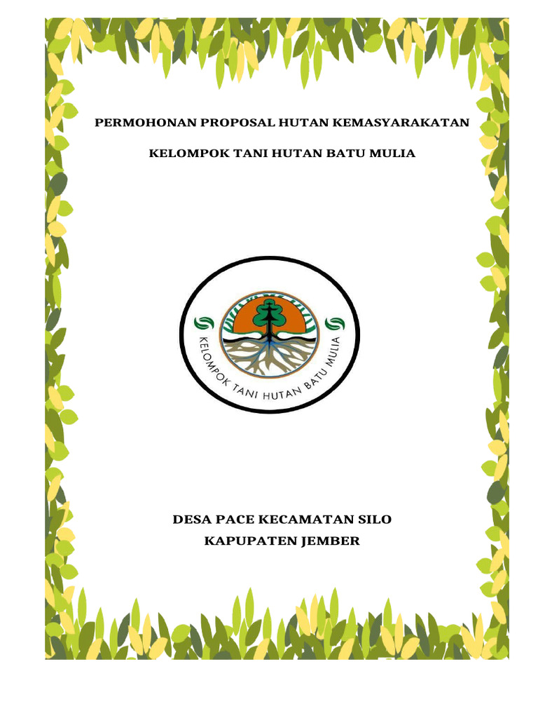 PROPOSAL HKM KTH Batu Mulia | PDF