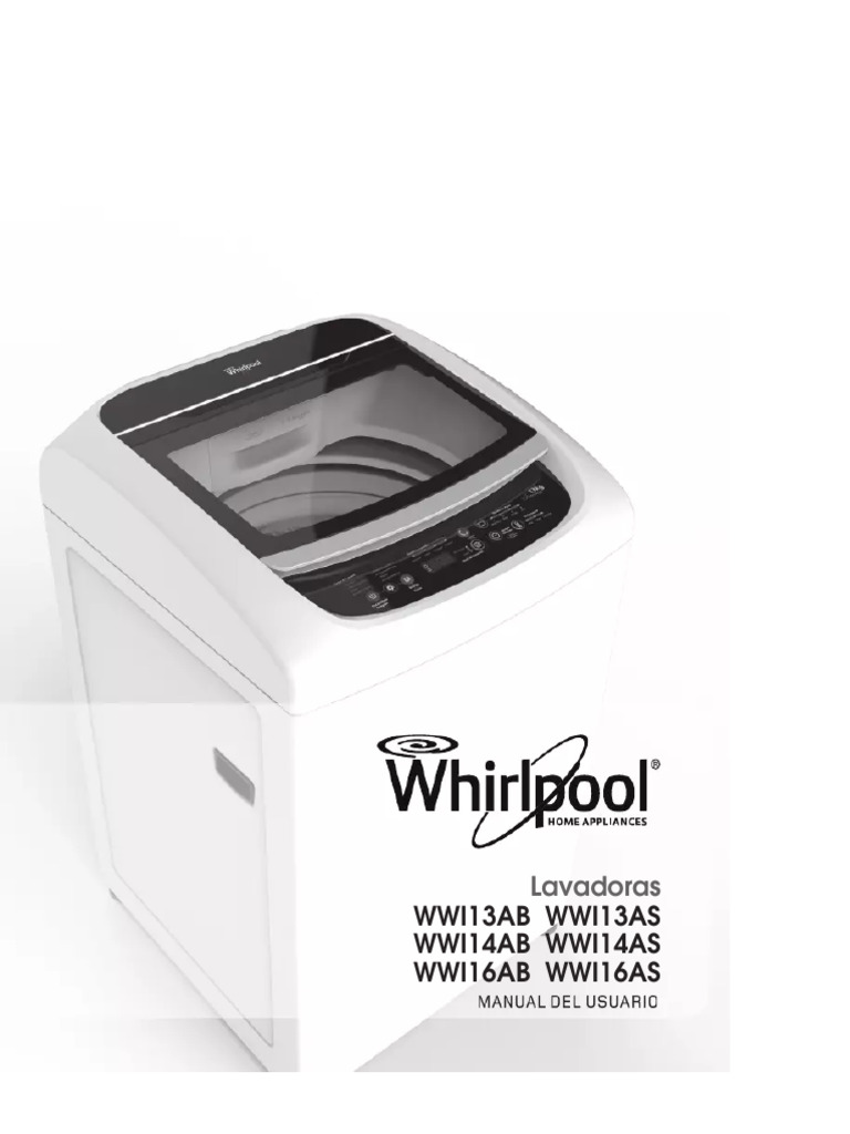 Manual de Usuario Whirlpool WWI14ASHLA (Español - 36 Páginas) | PDF