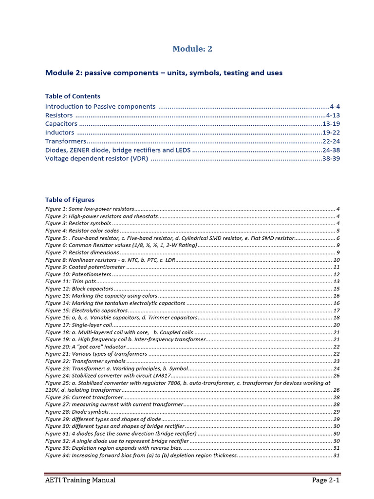 Module 02 - Passive Components | PDF