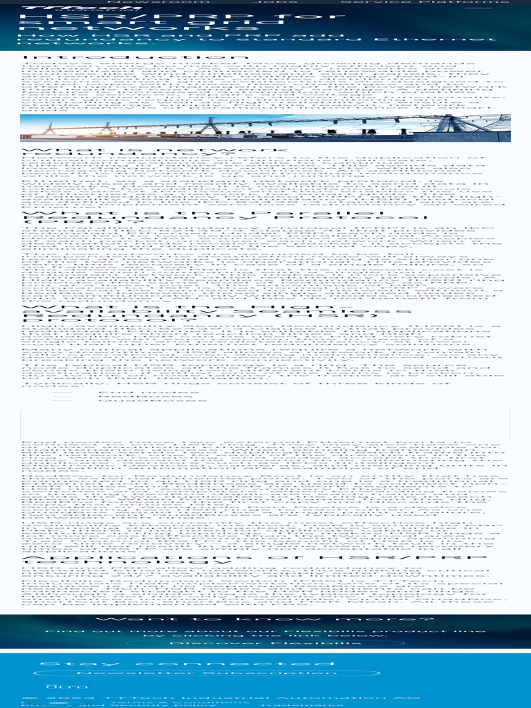 HSR PRP Network | PDF