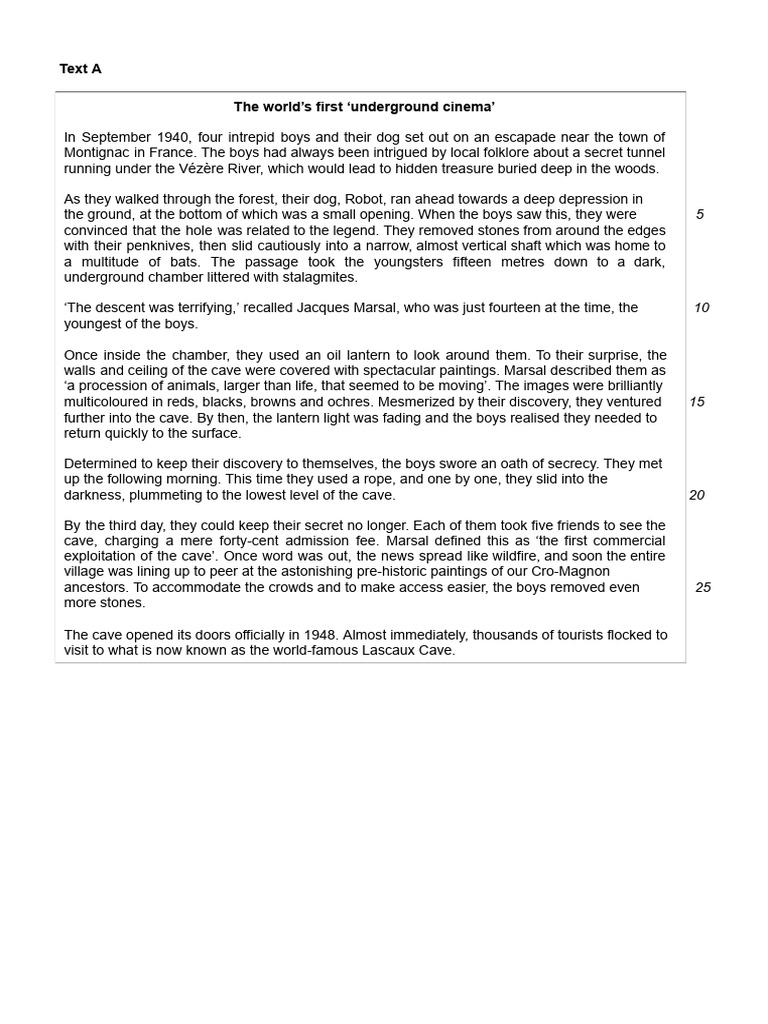 2 - Updated - Term 1 Grade7 English Paper 1 | PDF