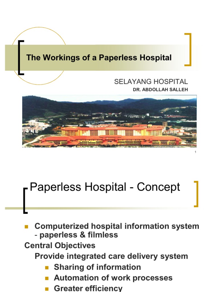 Paper Less Hospital | PDF
