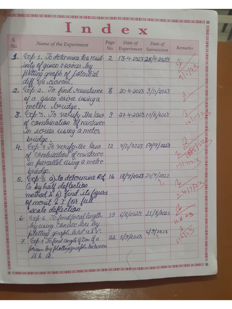 Physics Class 12th Practical File | PDF