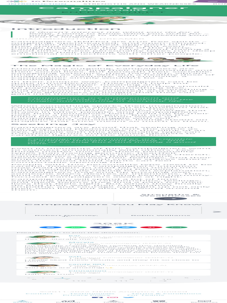 Introduction Campaigner (ENFP) Personality 16personalities | PDF ...