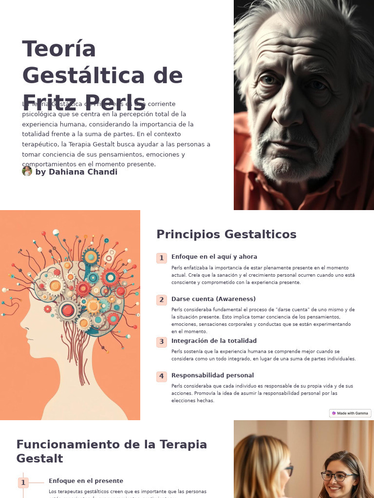 Teoria Gestaltica de Fritz Perls | PDF