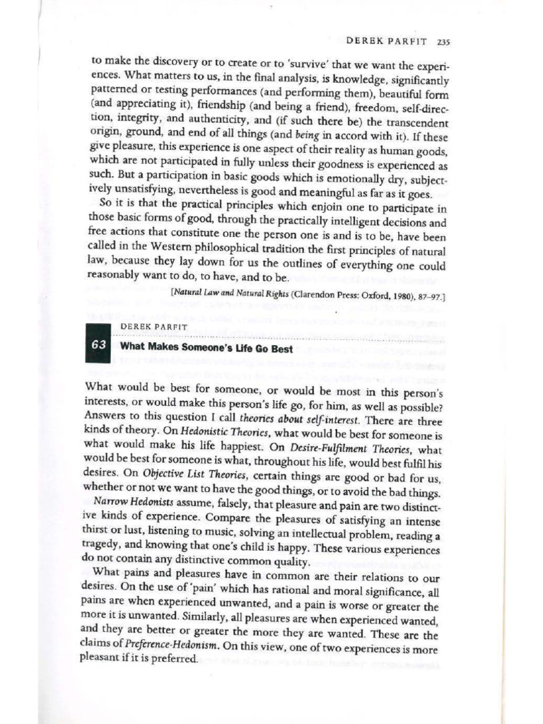 Parfit What 1994 | PDF
