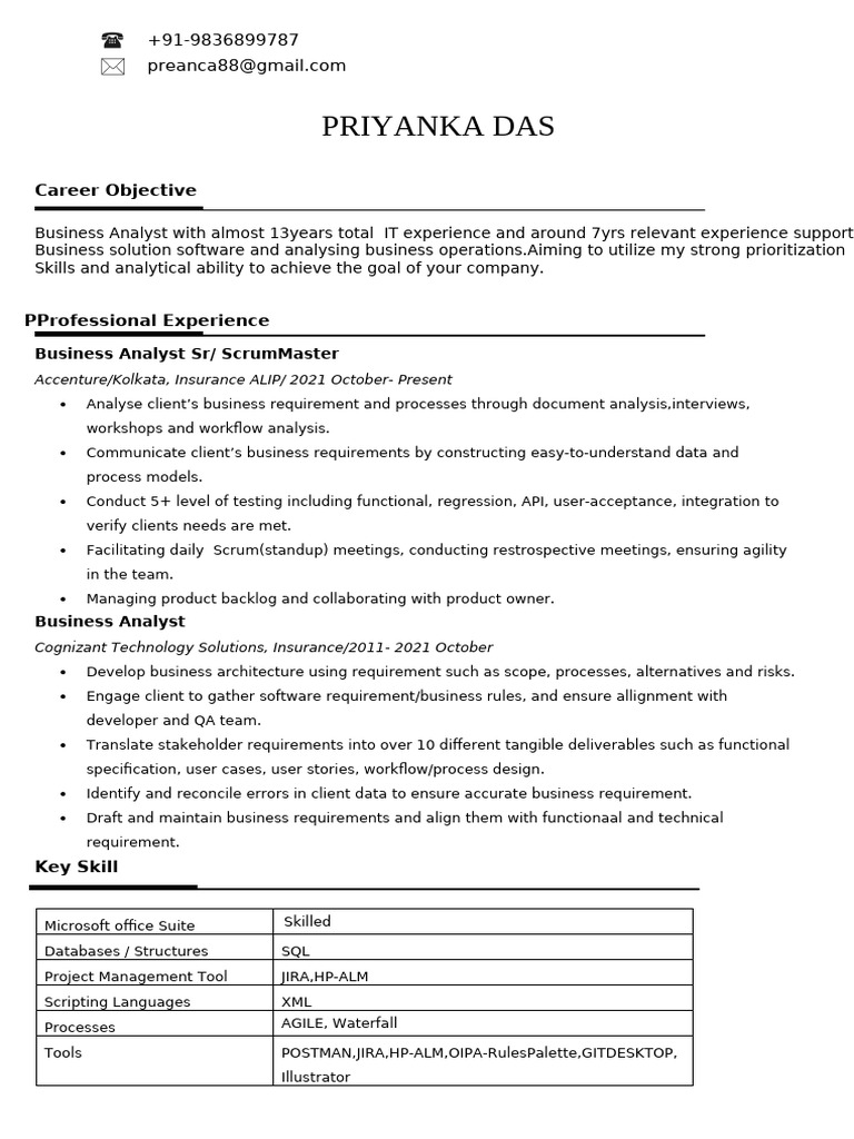 Resume Priyanka 04092024 | PDF
