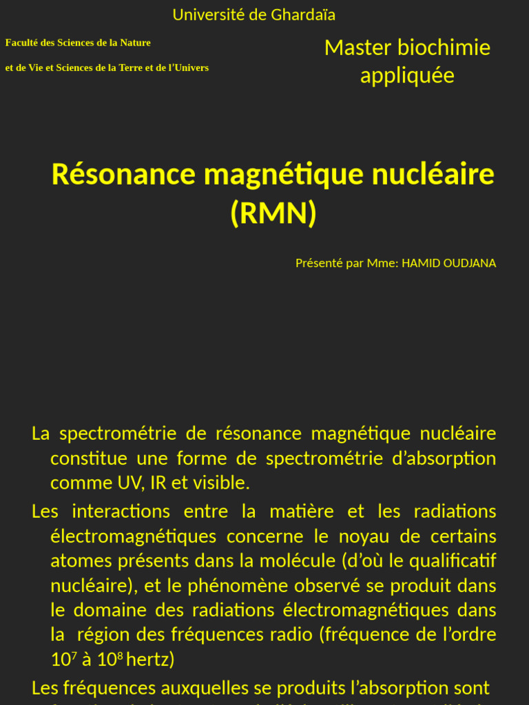 RMN Master | PDF