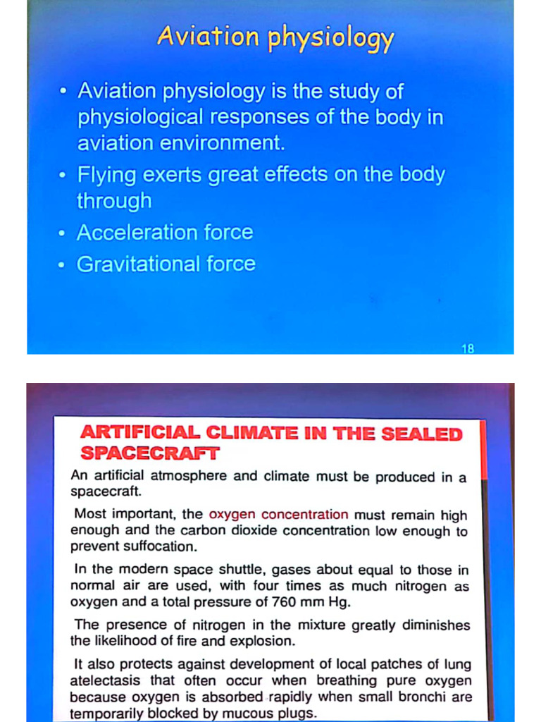 Aviation Physiology | PDF