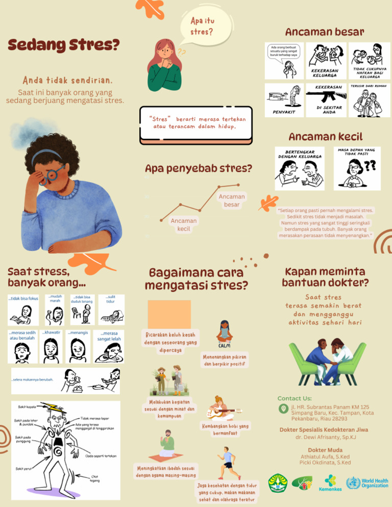 Green Illustrative Mental Health Brochure | PDF