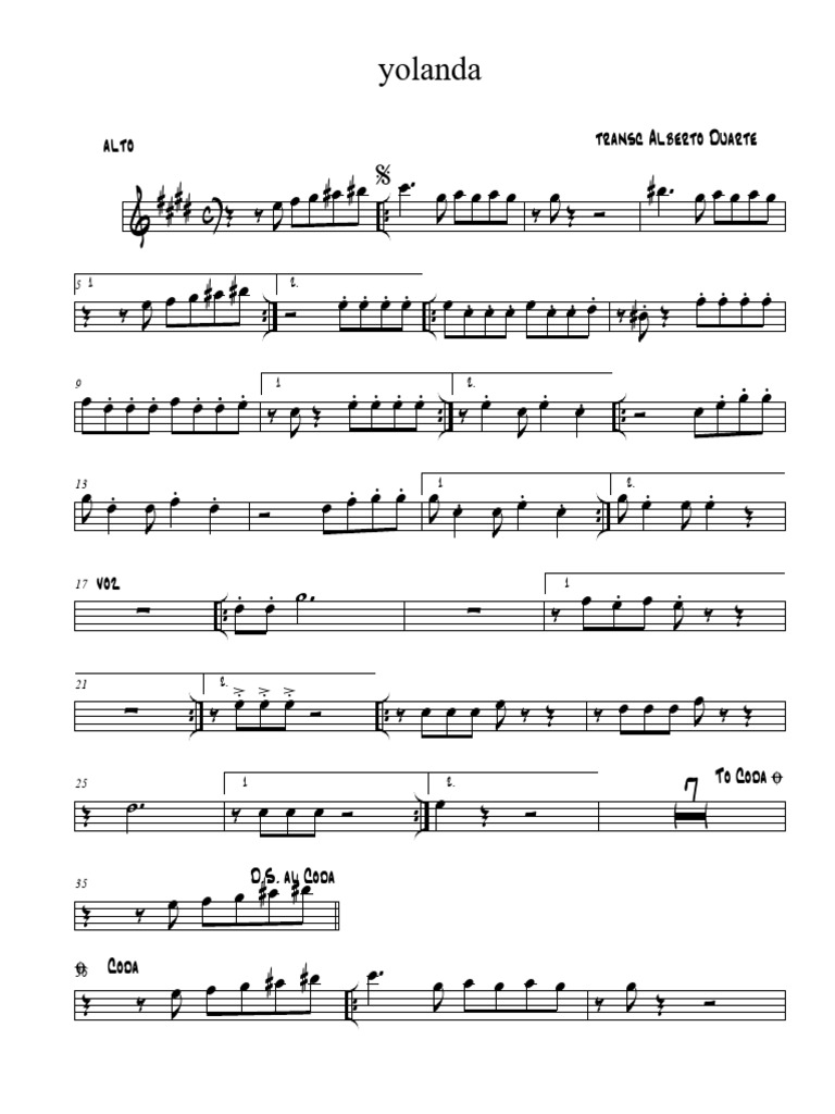 Yolanda - Alto | PDF