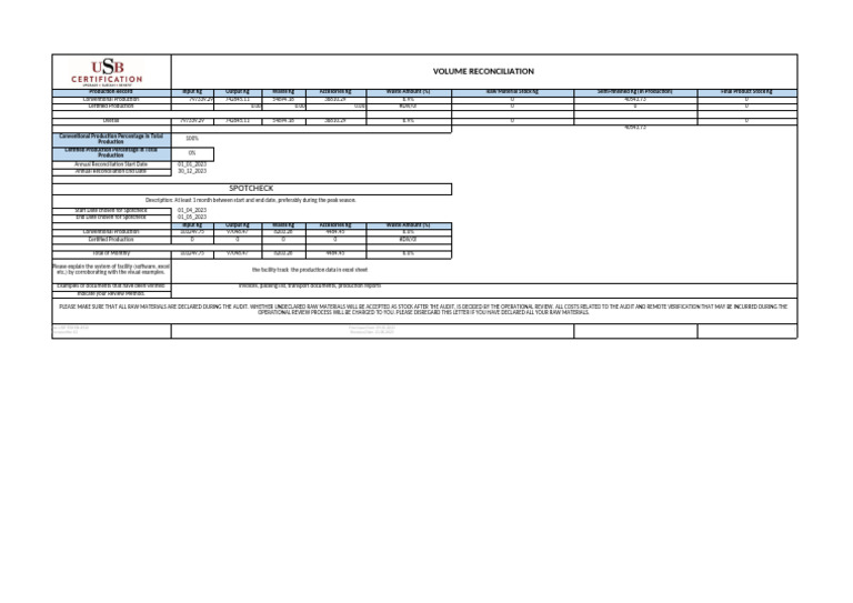 UOF-TEX-En-4920 Volume Reconciliation (02 STIL NUA | PDF
