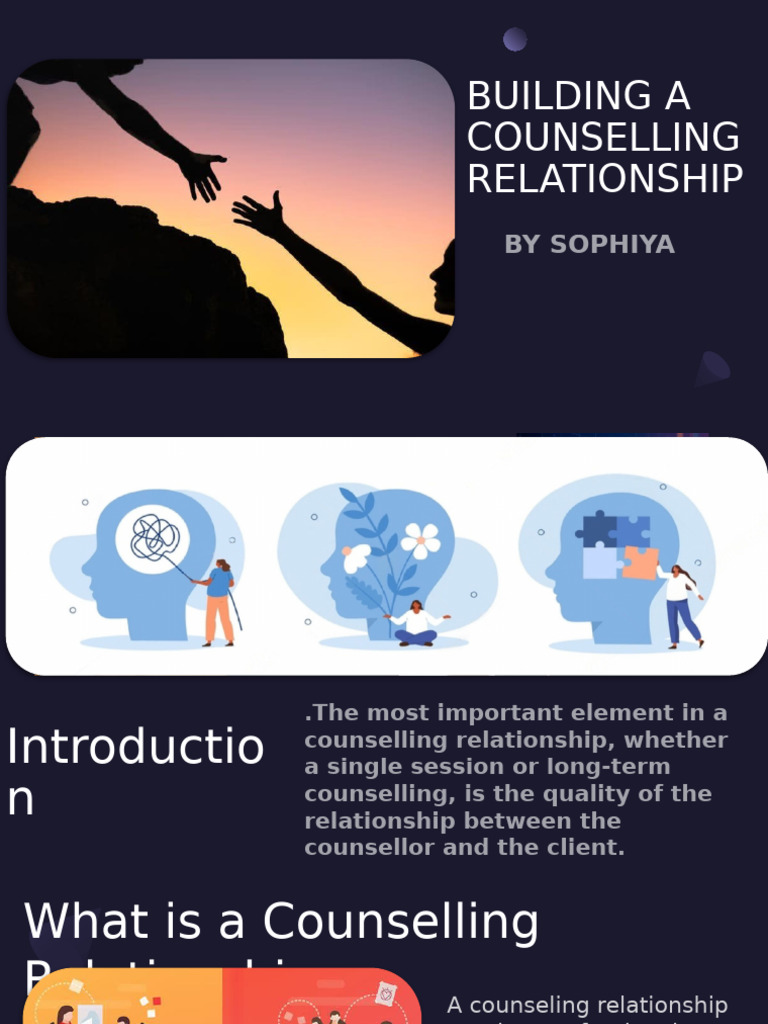 Building a Counselling Relationship | PDF