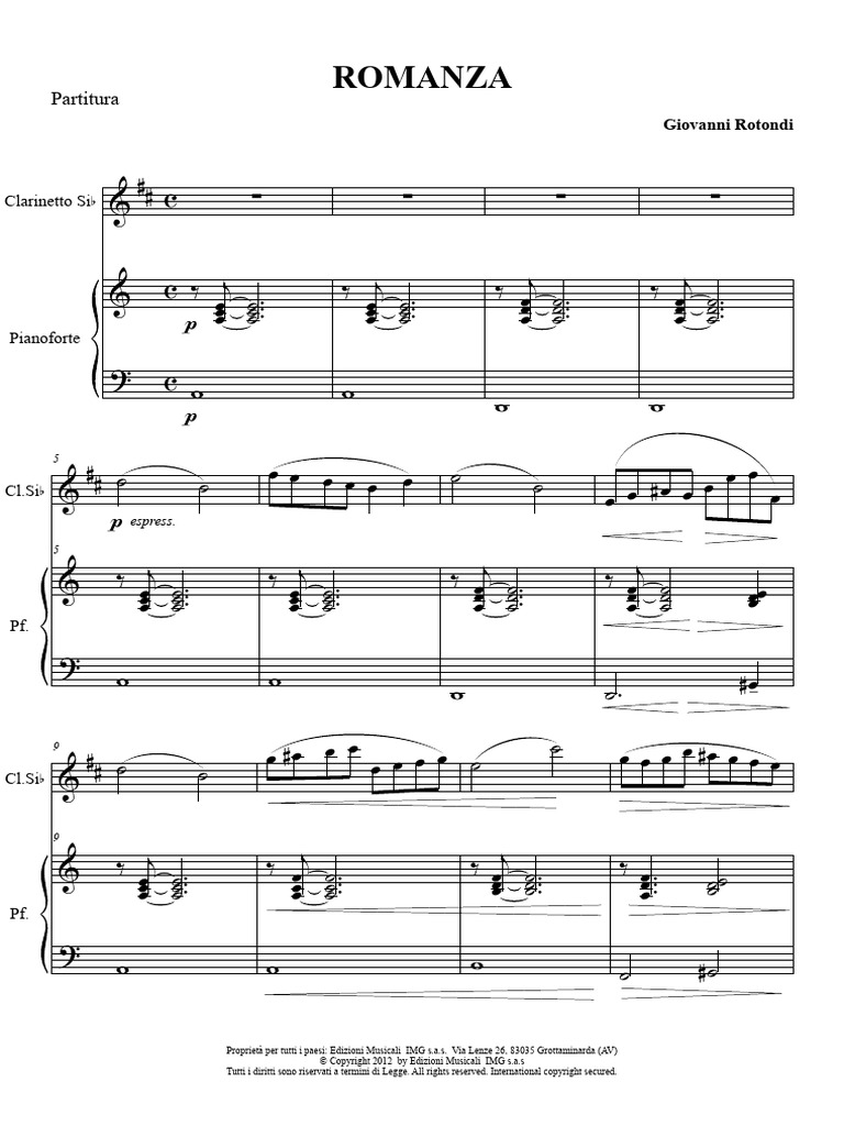 Romanza Partitura PDF Free | PDF
