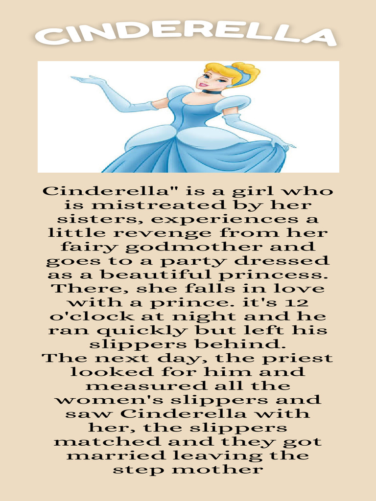 Cinderella Pdf