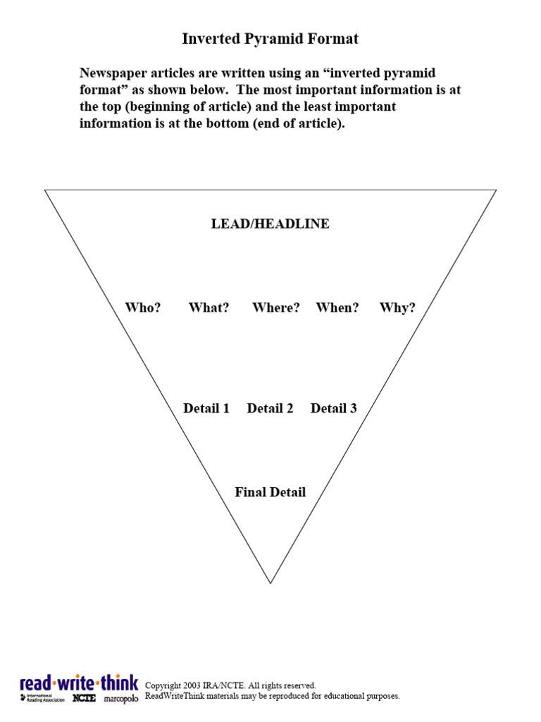 News Report Pyramid | PDF