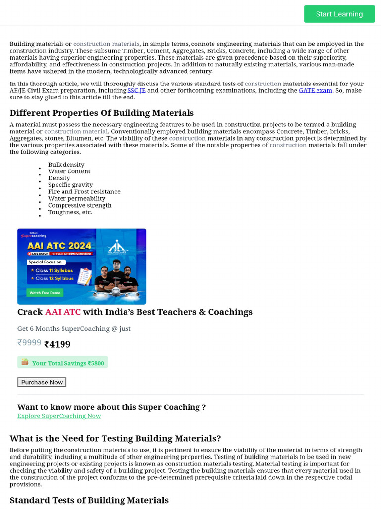 Construction Material Testing - Know Standard Tests For Bricks ...