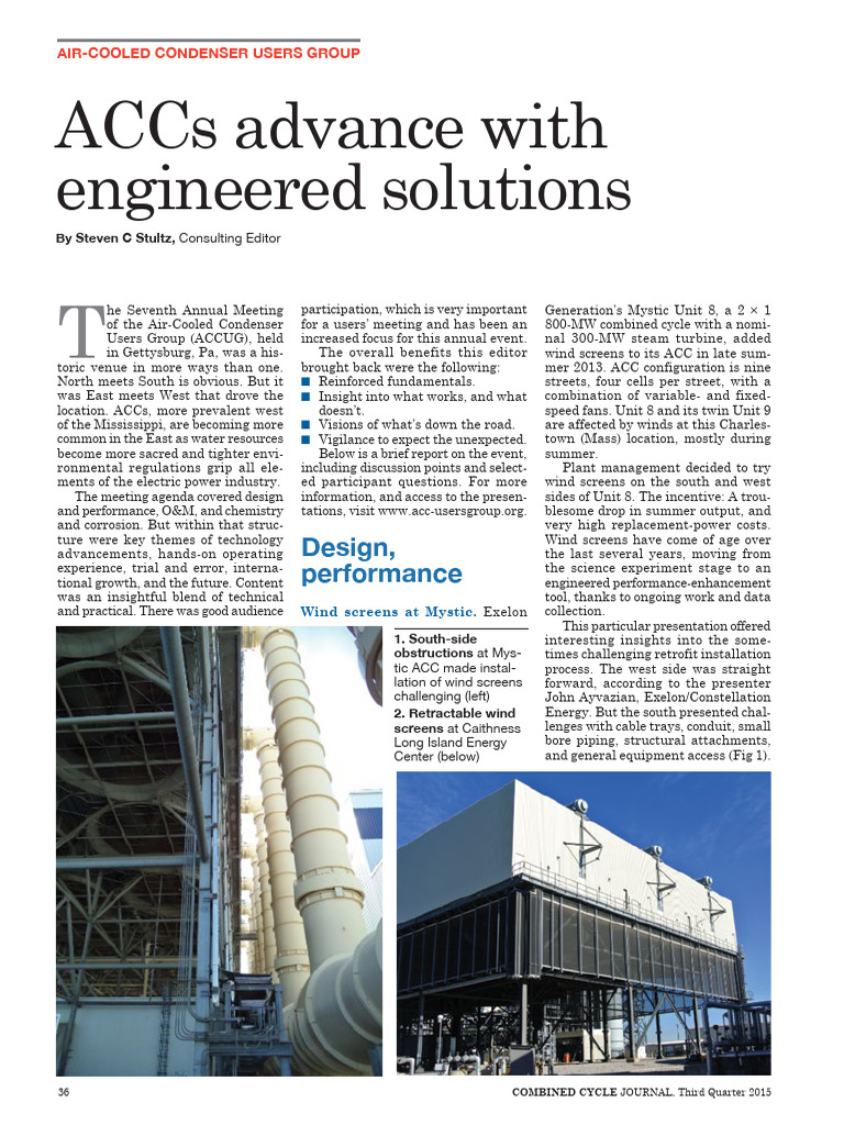ACCs Advance With Engineered Solutions | PDF | Mechanical Engineering ...