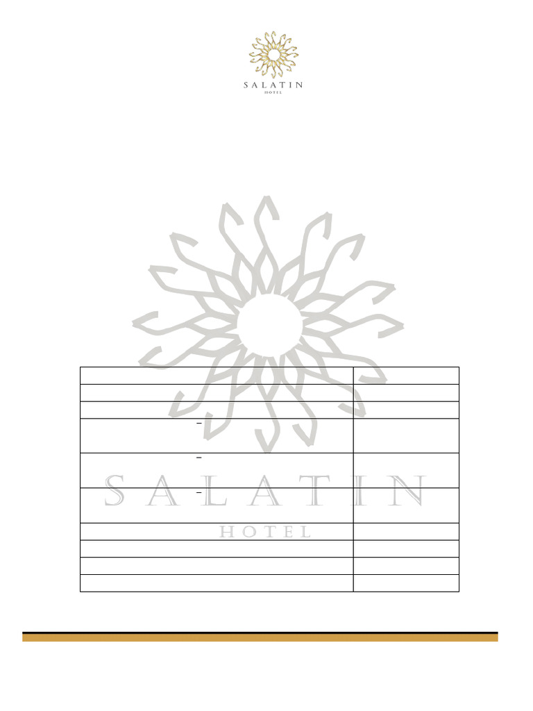 Offering Letter Salatin Hotel Event Oktober | PDF