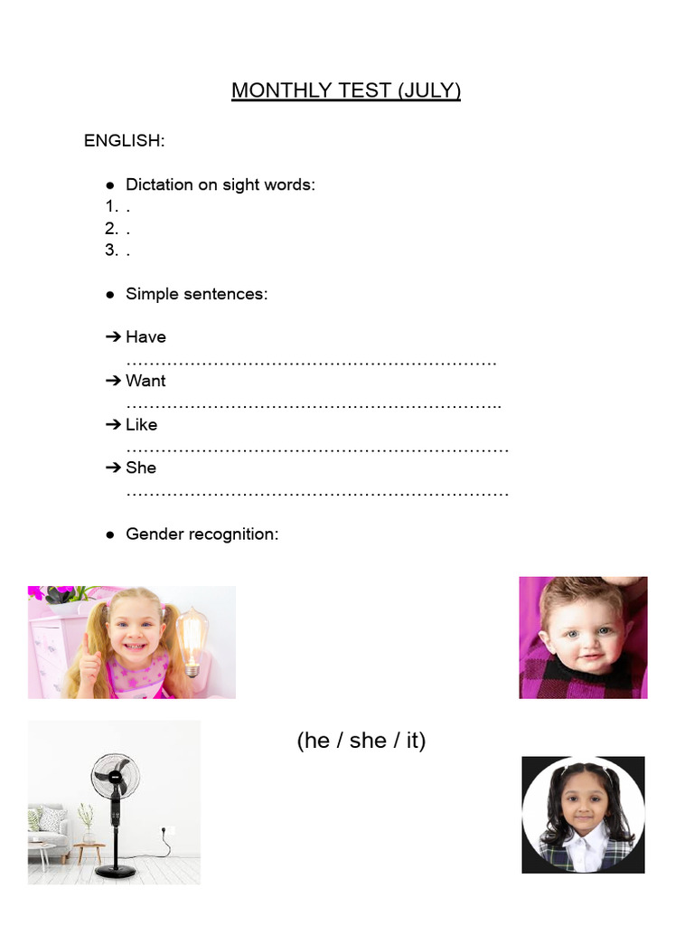 Monthly Test | PDF