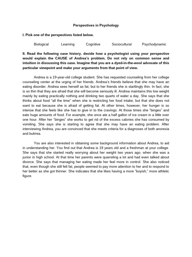 CHAPTER 1 - Perspectives in Psychology With Answer Key | PDF