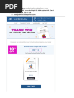 iTunes Gift Card Request Format | PDF | I Phone | Gift Card