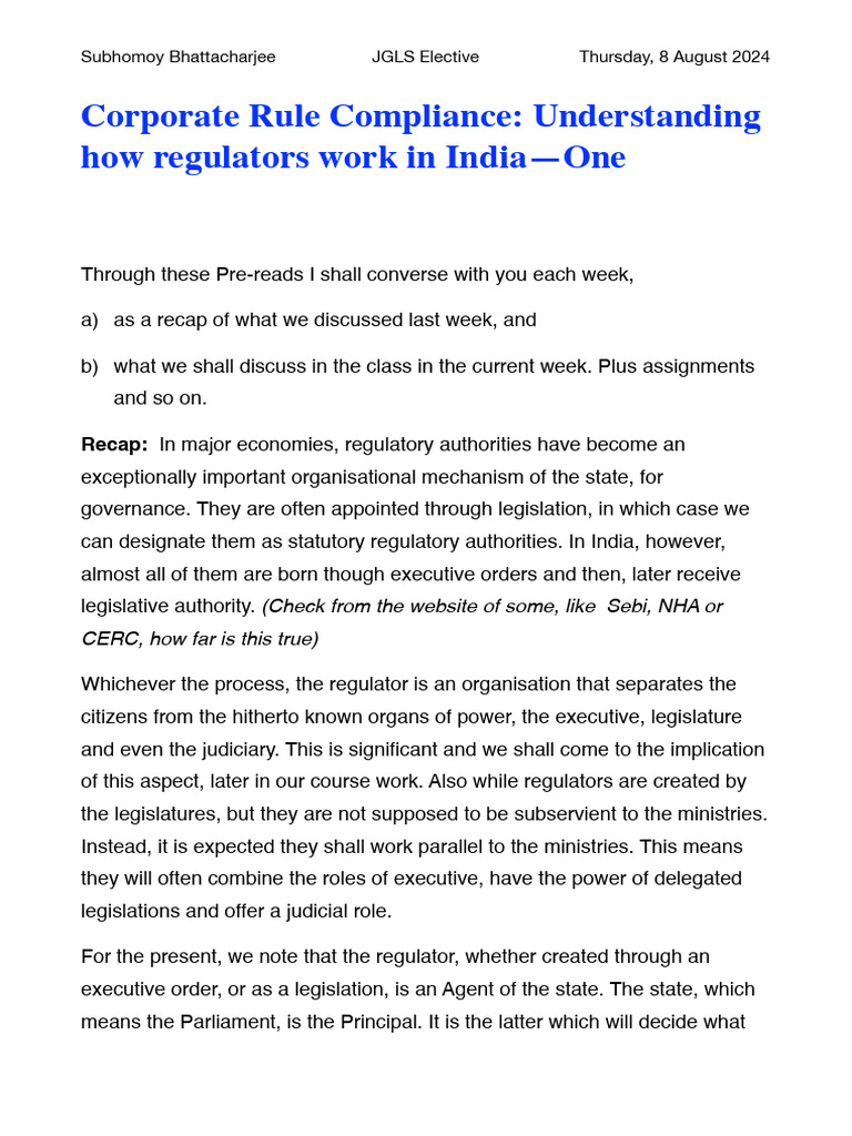 CRC Pre Read 1-2024 | PDF