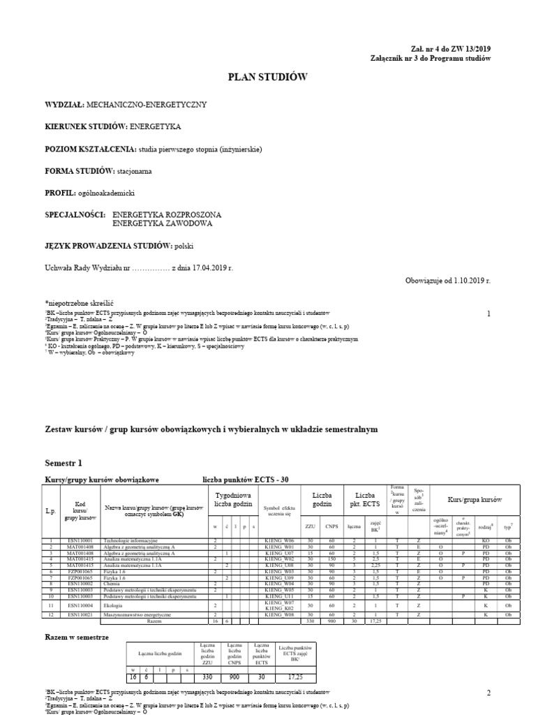 Eng 1st Plan Studiow 19 | PDF