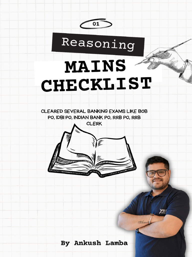 Reasoning Checklist for Puzzles | PDF | Matrix (Mathematics)