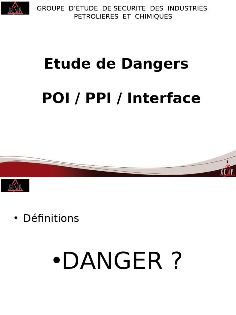 Etude de Dangers POI - PPI-interfaces Rev Mars 2013 | PDF