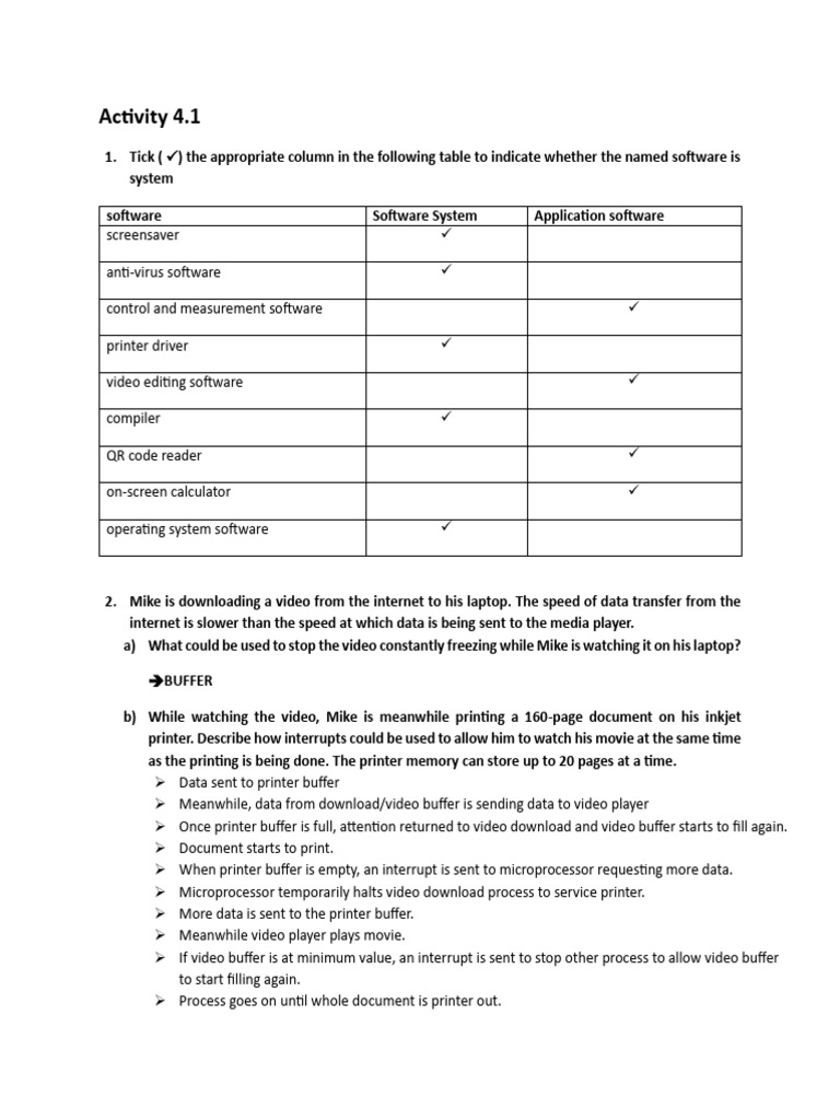 Ch 4 Activities And Exam Style Questions Pdf 