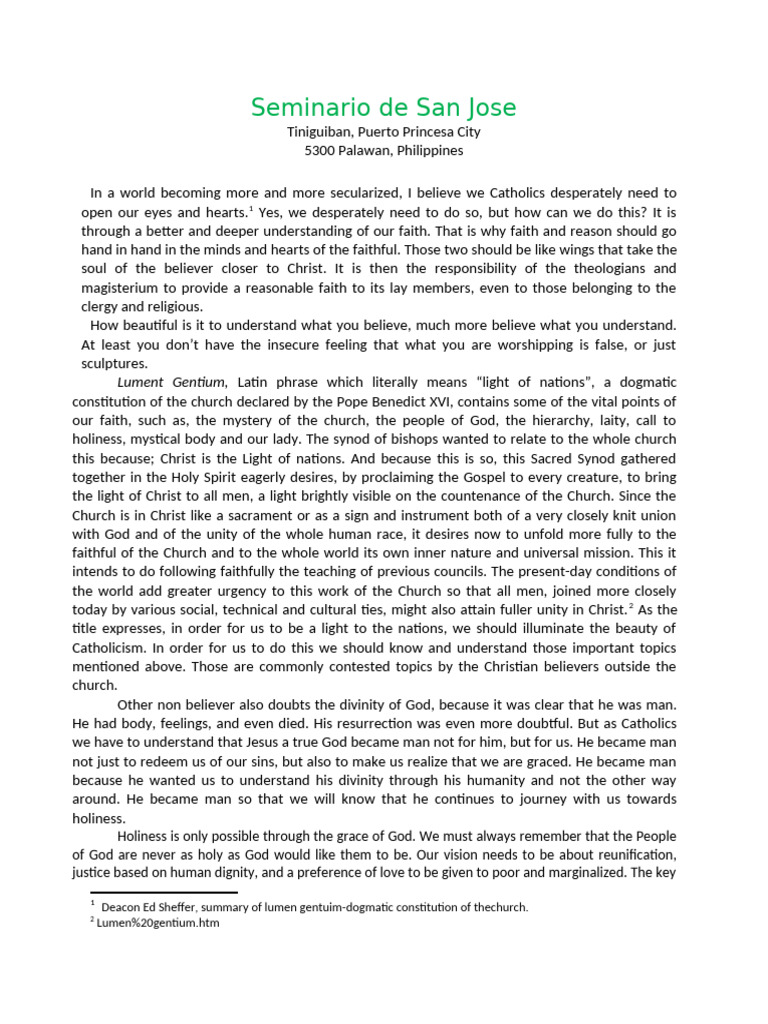 In A World Becoming More and More Secularized | PDF