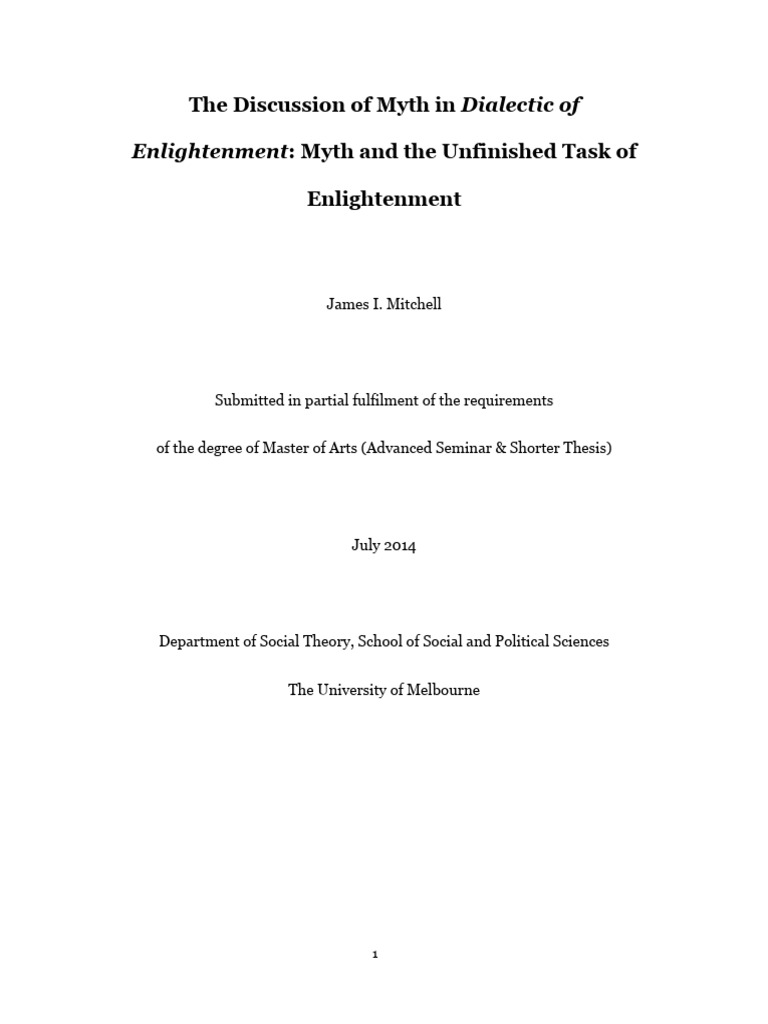 James I Mitchell Final Hard Bound Thesis - 1 | PDF